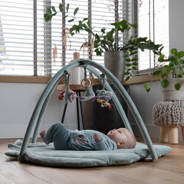 Saltea de joaca bebe, Ocean verde- Little Dutch